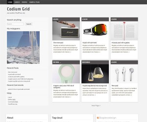 Codium grid wordpress theme