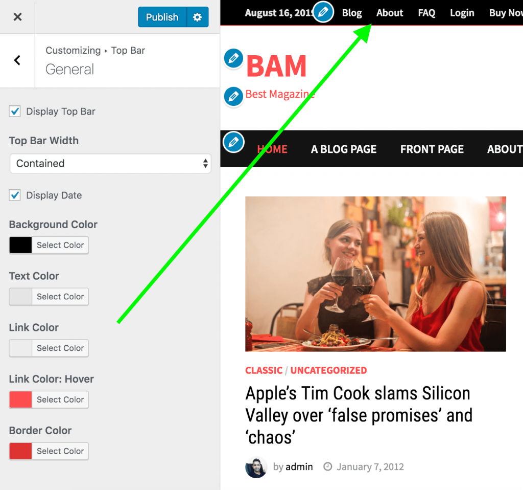 Bam Pro WordPress theme documentation-ThemezHut